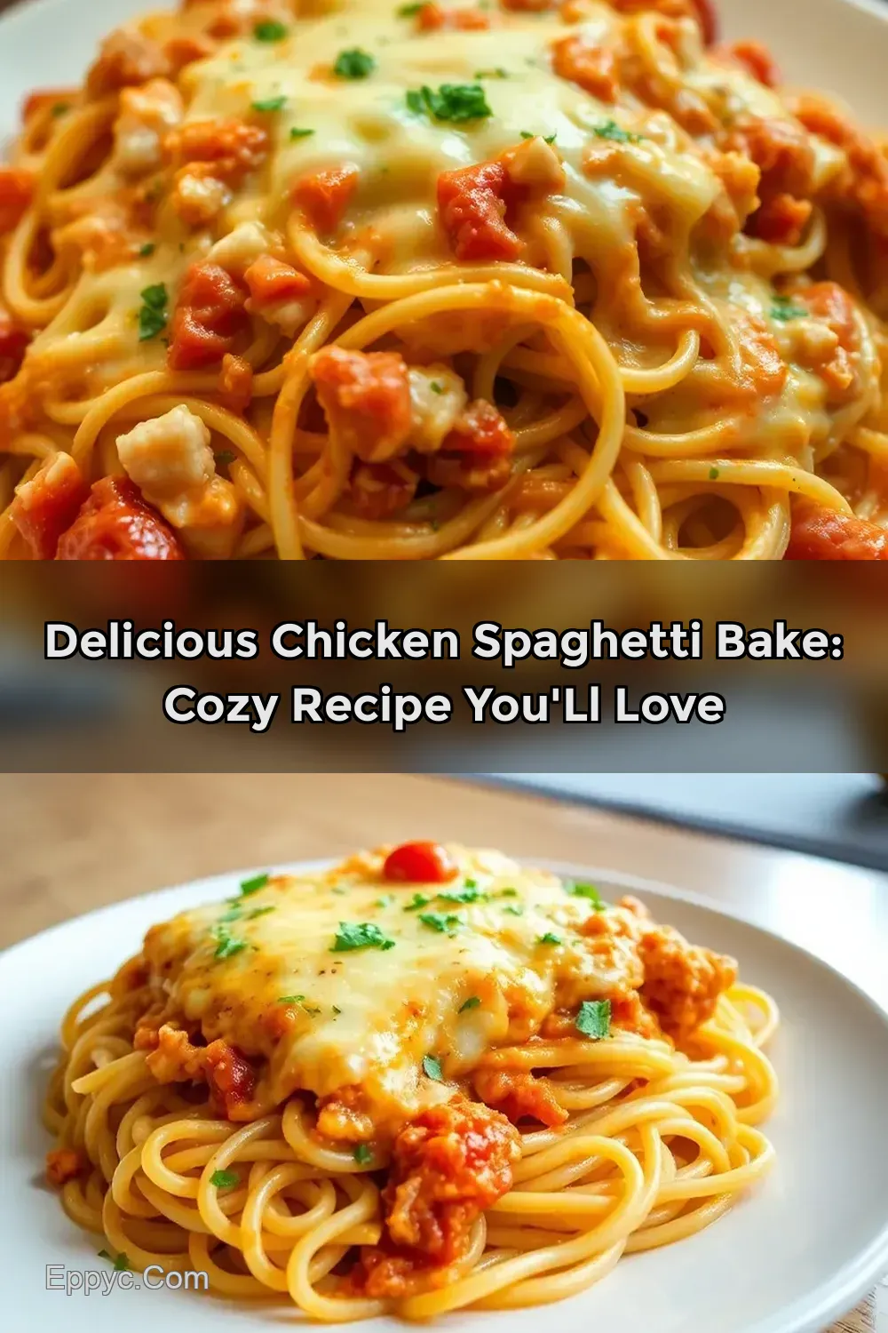 Cheesy Chicken Spaghetti Bake: A Family-Cherished Comfort…