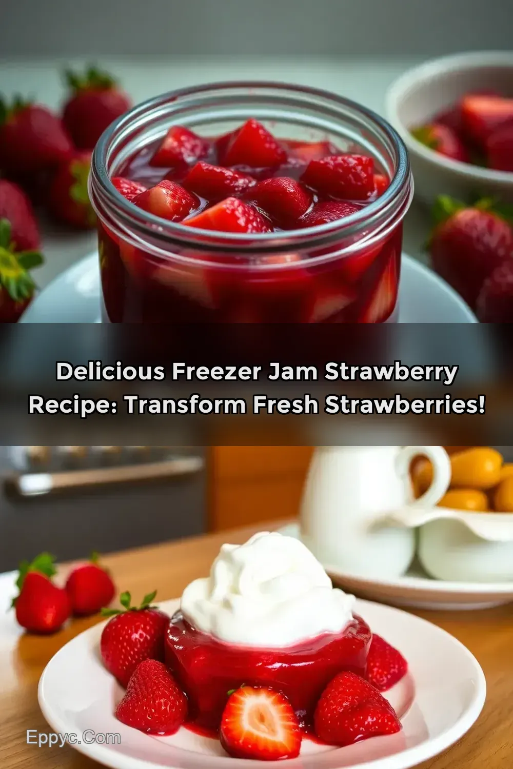 Easy & Delicious Freezer Jam Strawberry Recipe: A Summer…