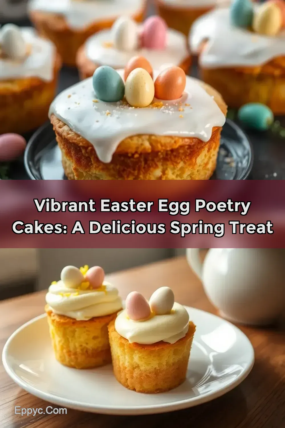 Delightful Easter Egg Poetry Cakes for a Joyful Celebration…